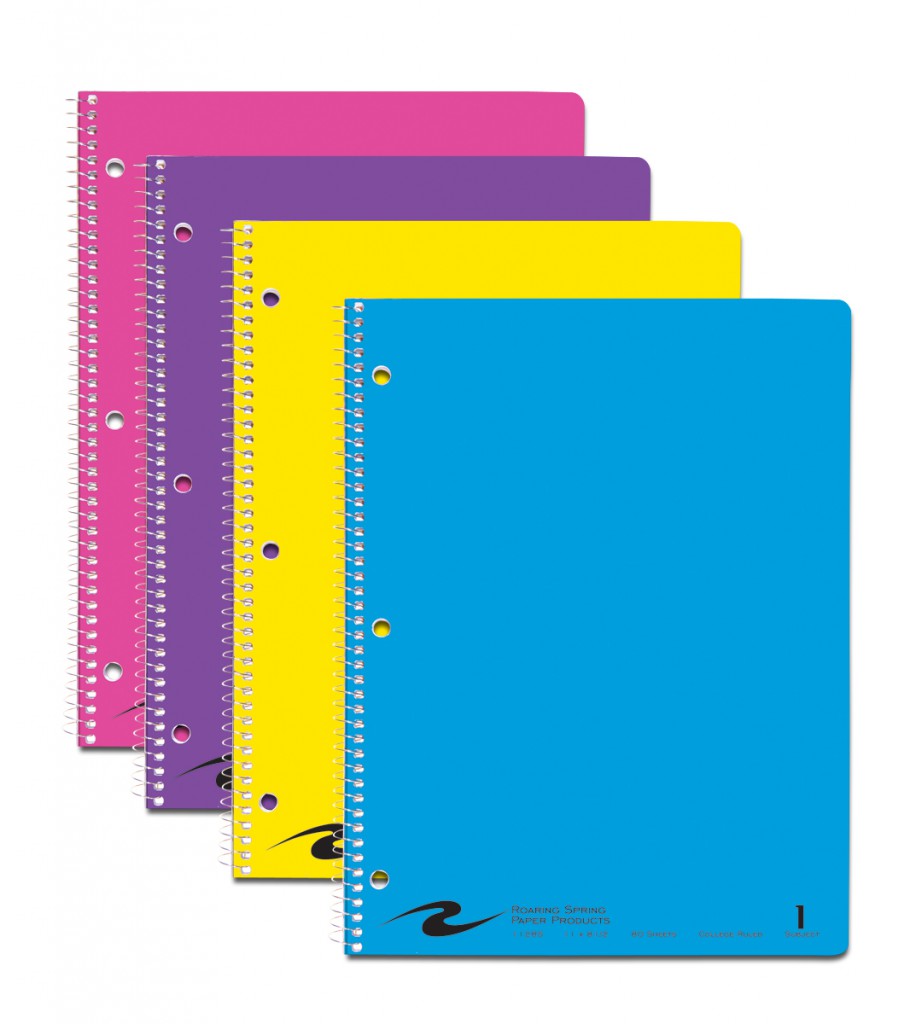 FASHION COLOR NOTEBOOK 11x8.5 CM | Wirebound Notebooks | Roaring Spring ...