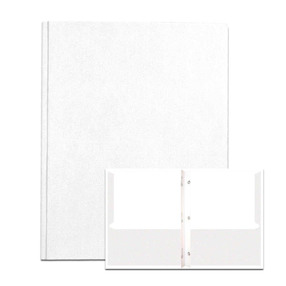 POCKETS&PRONGS 11.75"x9.5" WHITE | Pocket Folders | Roaring Spring ...