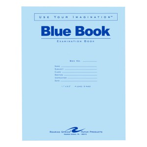 Blue Exam Books | Notebooks & Paper Products | Roaring Spring Paper ...