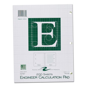 ENGINEER PAD 8.5"x11" GREEN | Engineering Products | Roaring Spring ...