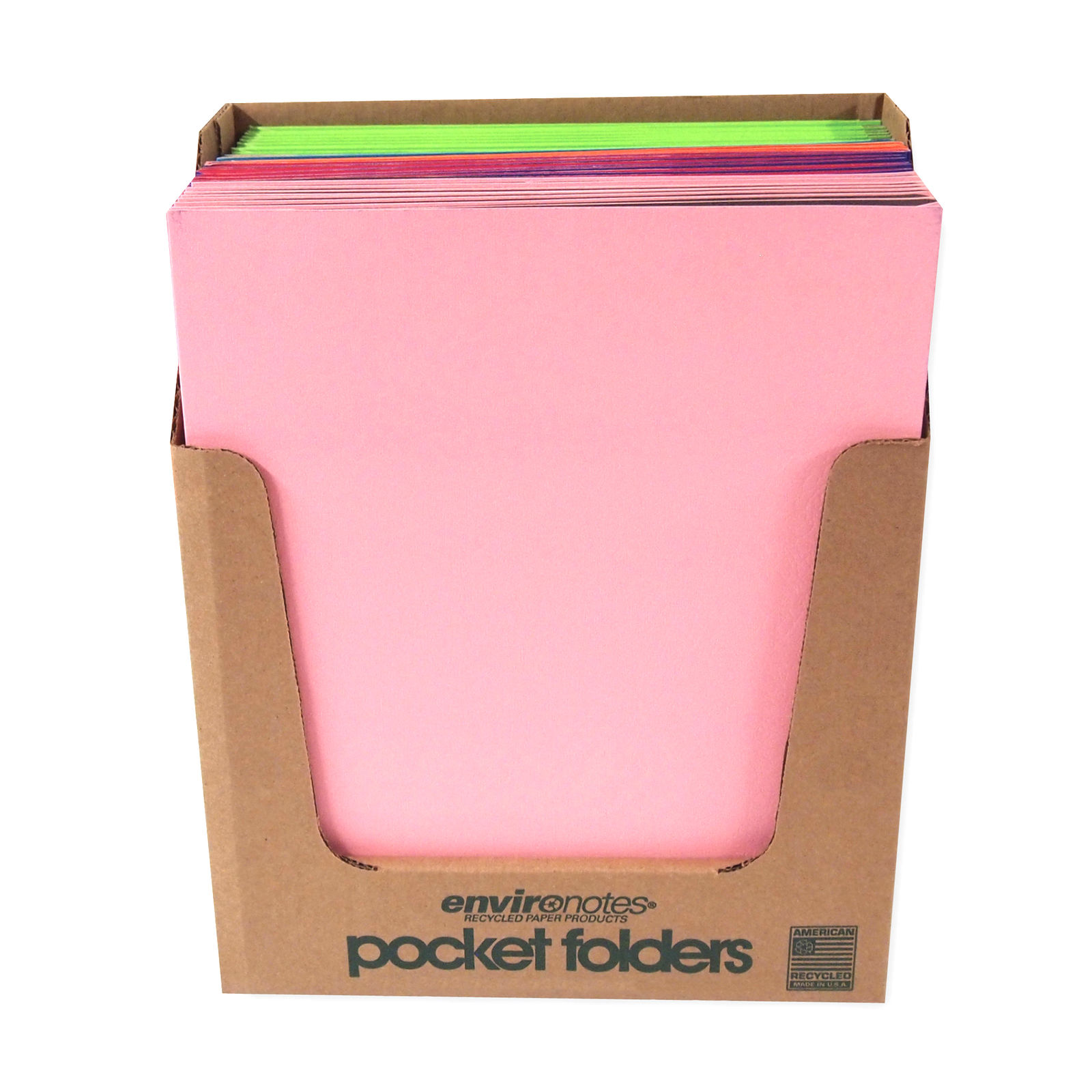 Roaring Spring Embossed 2-Pocket Folders in Display. 11" x 8.5 ...