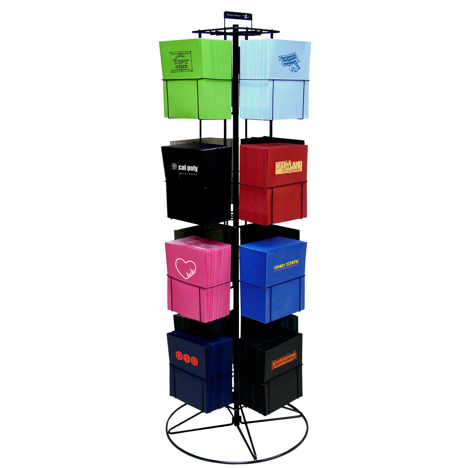 Rotating Pocket Folder Display Rack | Pocket Folders | Roaring Spring ...