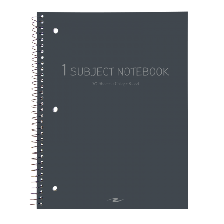 FASHION POLY COVER NOTEBOOK 1SUB 10.5"x8" CM | Wirebound Notebooks ...