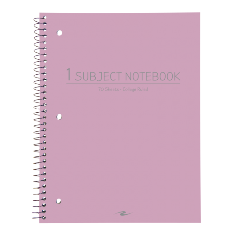 FASHION POLY COVER NOTEBOOK 1SUB 10.5"x8" CM | Wirebound Notebooks ...