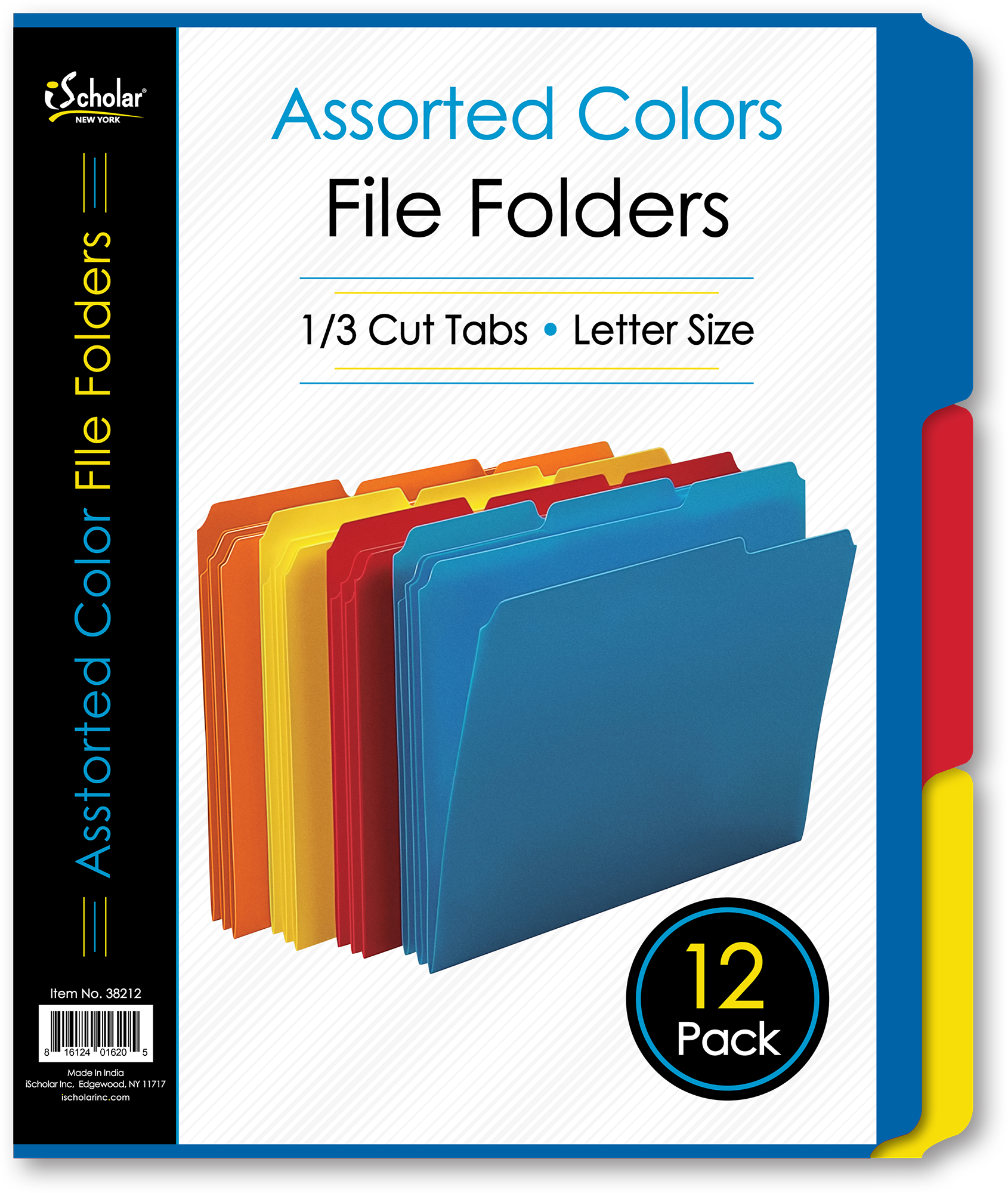 FILE FOLDERS 1/3 CUT | iScholar | Roaring Spring Paper Products